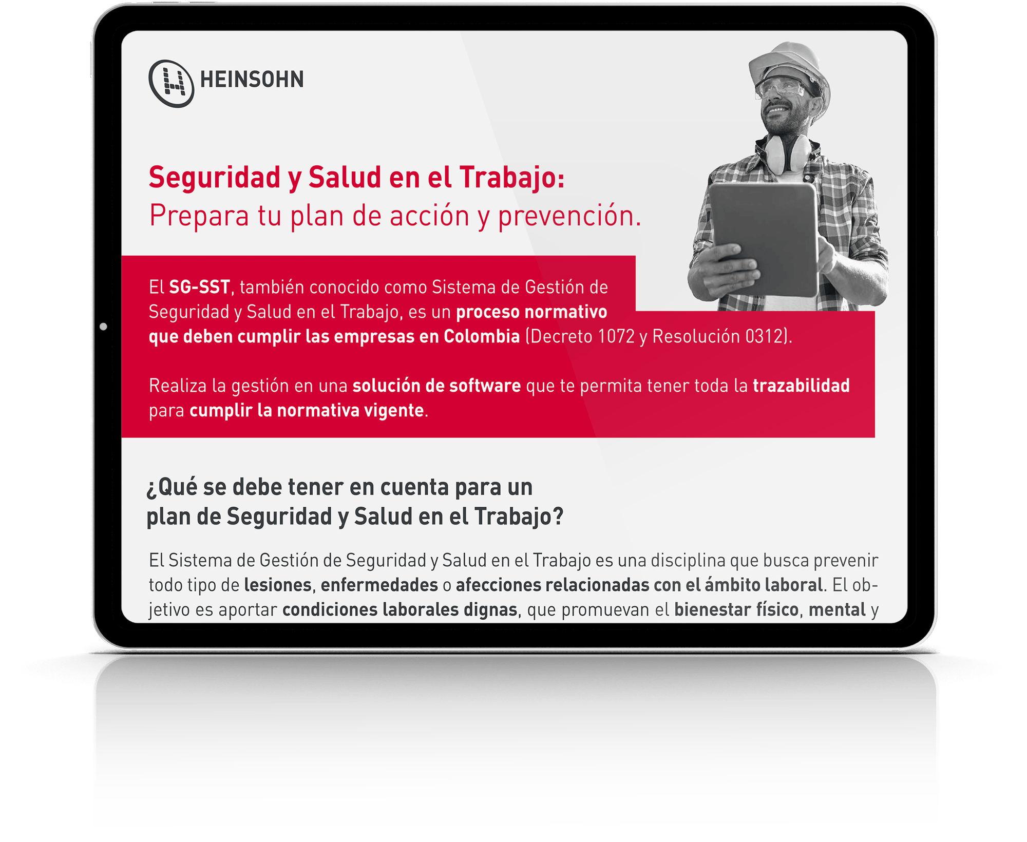 HGS - Seguridad y Salud en el Trabajo: Prepara tu plan de acción y prevención
